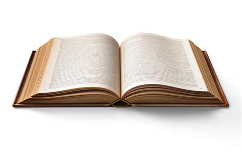 Premium Ai Image Pages Unfold In An Open Hardcover Dictionary