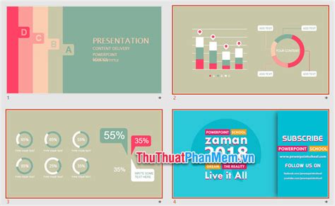 Tổng hợp mẫu PowerPoint có sẵn hiệu ứng đẹp chuyên nghiệp