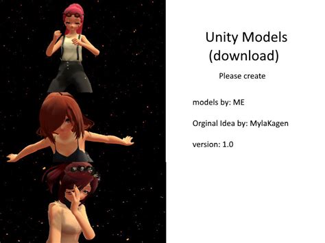 Debut Models Unity By Chicachu123 On Deviantart