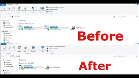 Hide Any Drive In Windows Using Command Prompt Youtube