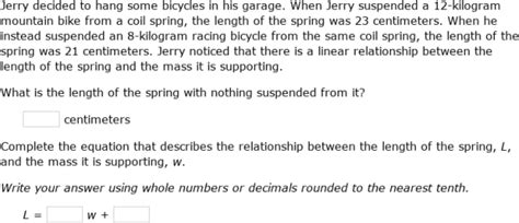 IXL Checkpoint Write Linear Functions Algebra 1 Practice
