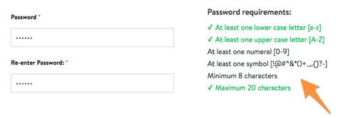 15 Best Password Requirement Examples Images On Pinterest Password Strength Accounting And