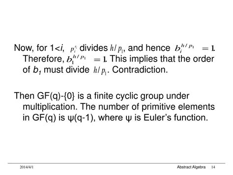 PPT Introduction To Finite Field PowerPoint Presentation Free Download ID