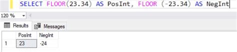 Sql Server Floor Function Sql Server Floor Function