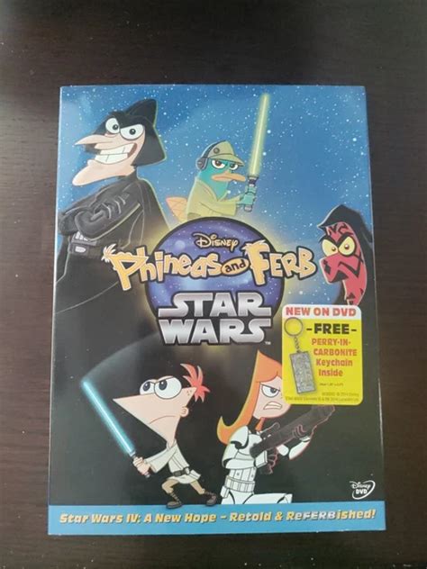 Phineas And Ferb Star Wars New Dvd With Keychain £1186 Picclick Uk