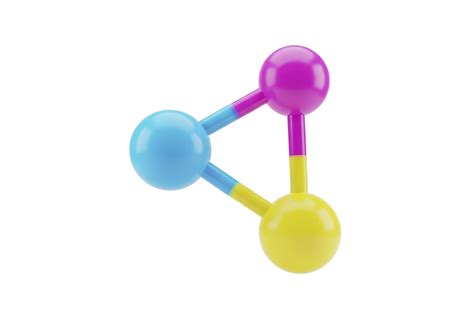 Colorful 3d Connected Spheres Abstract Network 68710315 Png