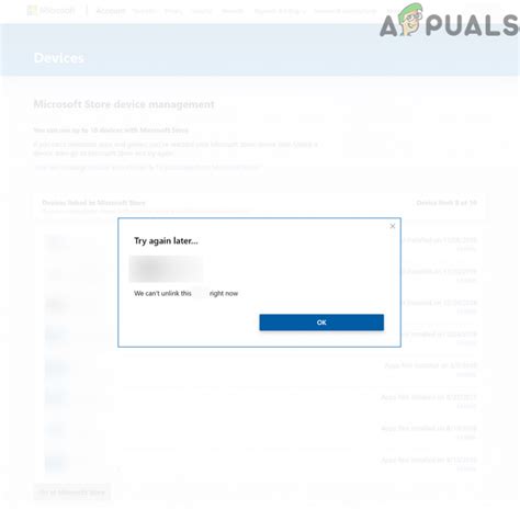 Fix Microsoft Store Account Devices Wont Unlink