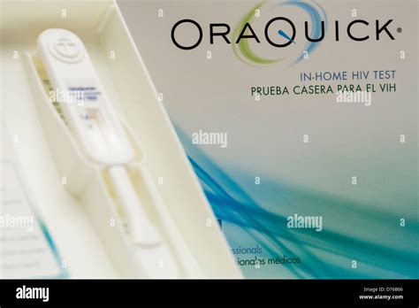 An Oraquick In Home HIV Testing Kit Stock Photo Alamy
