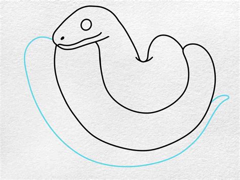 Green Tree Python Drawing Helloartsy