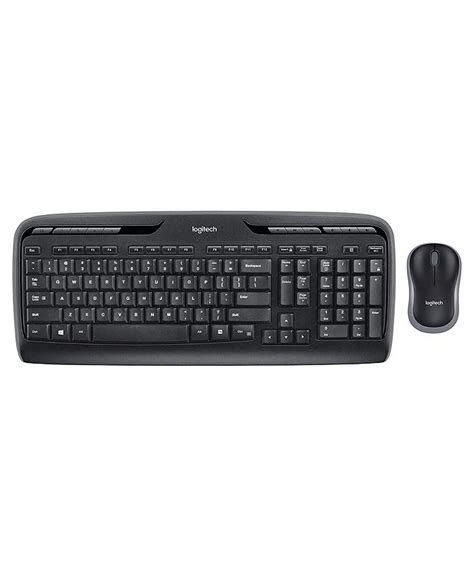 Logitech Mk320 Wireless Keyboard And Mouse Combo Black Macys