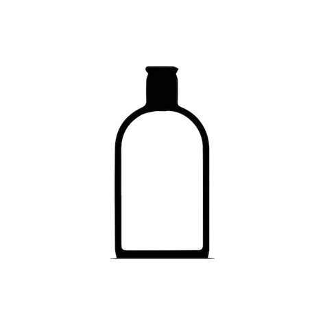 Premium Vector Wine Bottle Icon Vector Illustration Isolated On White
