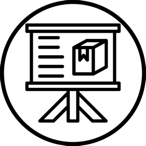 Vector Design Product Presentation Icon Style Premium Vector