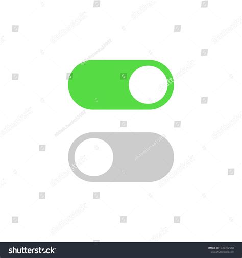 Toggle Switch Stock Vectors Images Vector Art Shutterstock