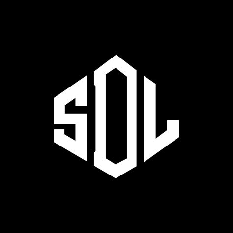 sdl Buchstaben Logo Design mit Polygonform sdl polygon und würfelform logo design sdl Hexagon