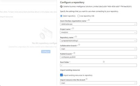 Mastering Dp 500 Exam Configuring Synapse Analytics Source Control With Azure Devops