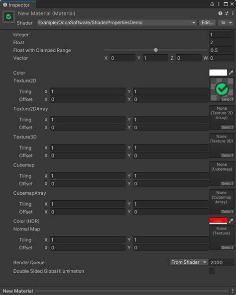 Michael Sacco On Linkedin Unity Shader Properties