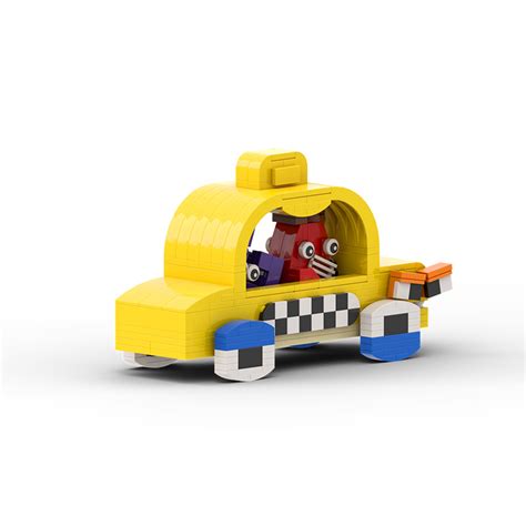 Moc Factory Creator Expert 89501 Educational Alphabet Lore Cab Taxi