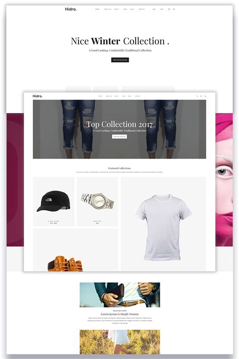Ecommerce Template Html Templates Website Themes Website Ideas
