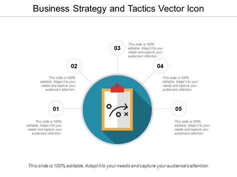 Business Strategy And Tactics Vector Icon Ppt Powerpoint Presentation Backg