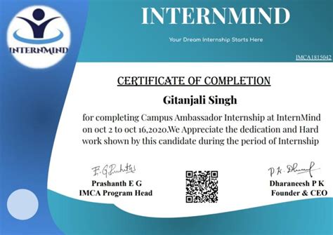 Gitanjali Singh On Linkedin Opportunity Campusambassador Internship