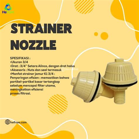 Strainer Nozzle Filter Di Bogor Tribun Jualbeli