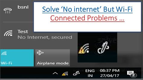 Pc Shows No Internet Access But Is Connected