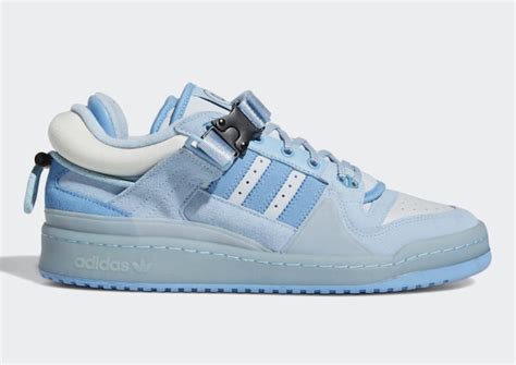 Bad Bunny x adidas Forum Buckle Low Blue Tint GY9693 Release Date | SBD