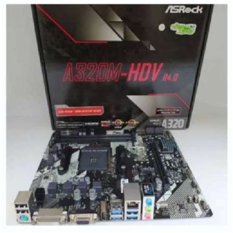 Promo Motherboard Pc Mainboard Amd Asrock A320m Hdv Socket Am4 Ddr4 Murah Diskon 1 Di Seller