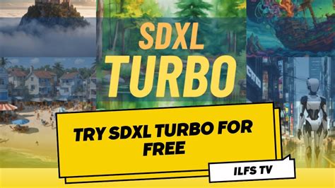 How to use SDXL Turbo for Real-time AI Text-to-Image Generation - YouTube