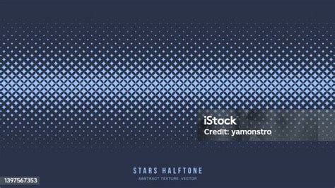 별 하프톤 기하학적 패턴 벡터 직선 테두리 블루 추상 배경 반복에 대한 스톡 벡터 아트 및 기타 이미지 반복 곤색 그라데이션 Istock