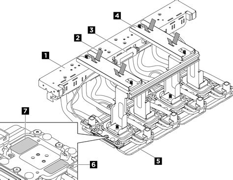 Install The Rear B200 Gpu Cold Plate Module Thinksystem Sr780a V3 Lenovo Docs