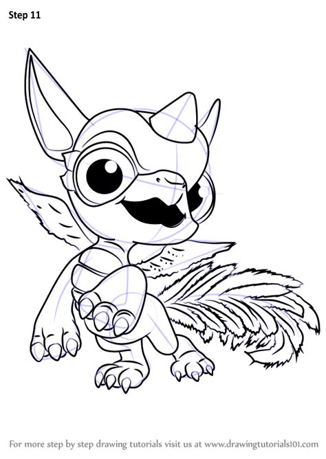 How To Draw Breeze From Skylanders Skylanders Step By Step