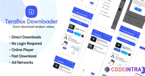 Terabox Video Downloader With Admob Ads Codeintra