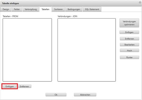 Datentabelle In Dokument Einfügen