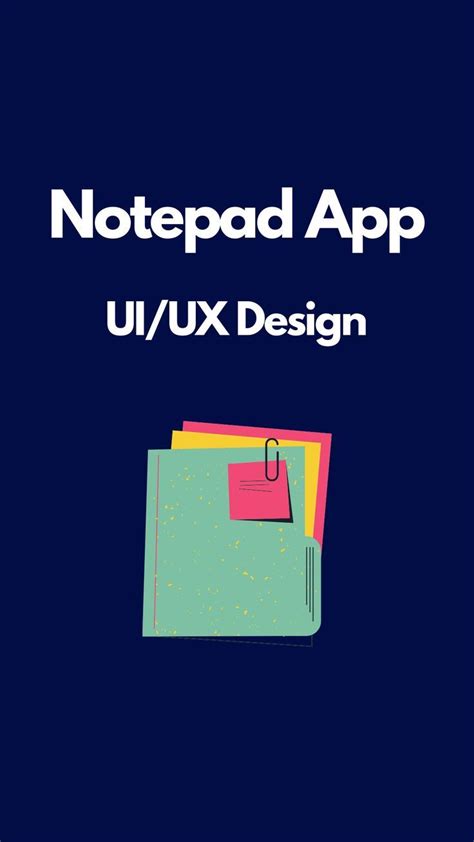 Creative And Aesthetic Notepad Template Ui Ux Design Zia Ahmed