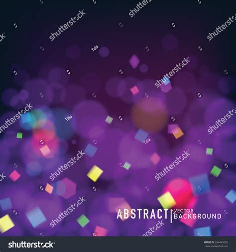 Abstract Blurred Background Bokeh Effect Wallpaper Stock Vector (Royalty Free) 204443056