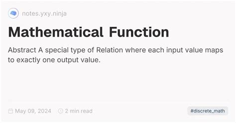 Mathematical Function