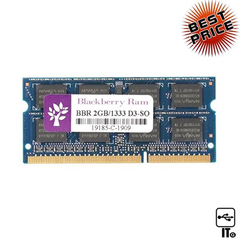 Ram Ddr3 1333 Nb 2gb Blackberr 16 Chip แรมสำหรับโน๊ตบุ๊คประกัน Lt Shopee Thailand