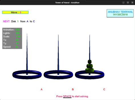 GitHub Anubhav TowerOfHanoi OpenGL Project