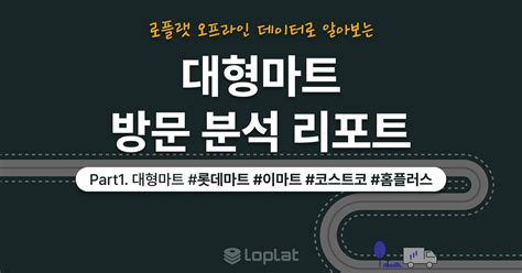 로플랫 오프라인 데이터로 알아보는 대형마트 방문 분석 리포트🛒 Loplat Medium