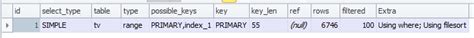 Why Does The Same Exact Query Produce 2 Different Mysql Explain Results