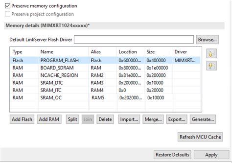 Solved Memory Edit Leads To Debug Break At 0xdeadbeee Nxp Community