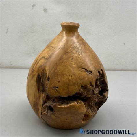 Royce Radford Burl Root Wood Bud Vase