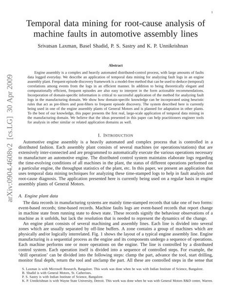 (PDF) 1 Temporal data mining for root-cause analysis of machine ...5 ...