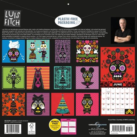 Luis Fitch 2026 Wall Calendar