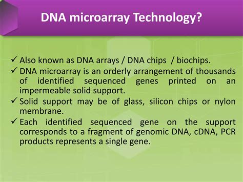 Dna Microarray Ppt
