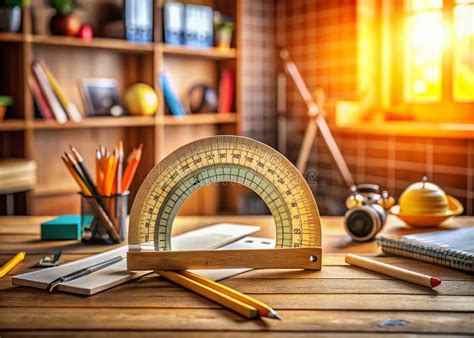 Educational And Engineering Design Tools Protractor And Drafting