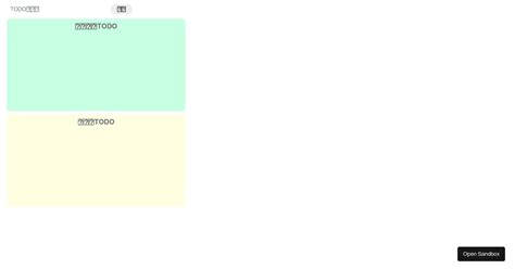 React Todo Codesandbox