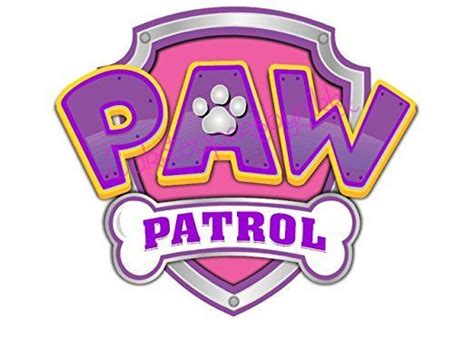 Printable Paw Patrol Pink Shield