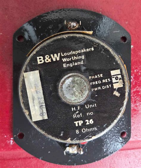 Bandw Bowers And Wilkins High End Speakers With Tweeters 150 Watts 8ohms